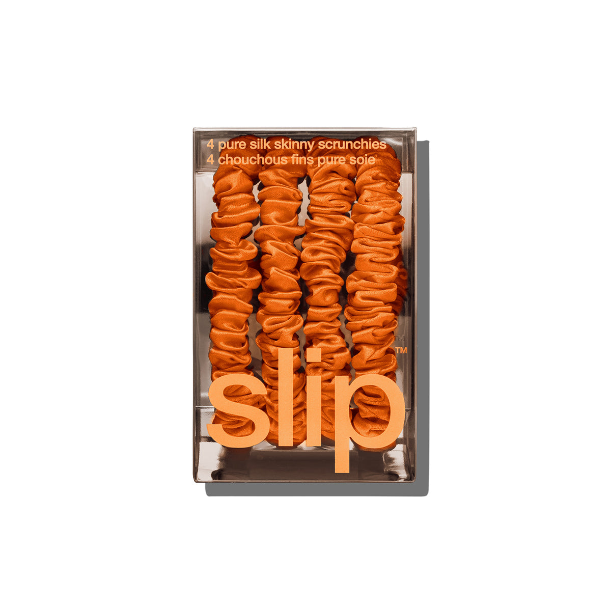 Back to School Orange Skinny Scrunchies – Slip