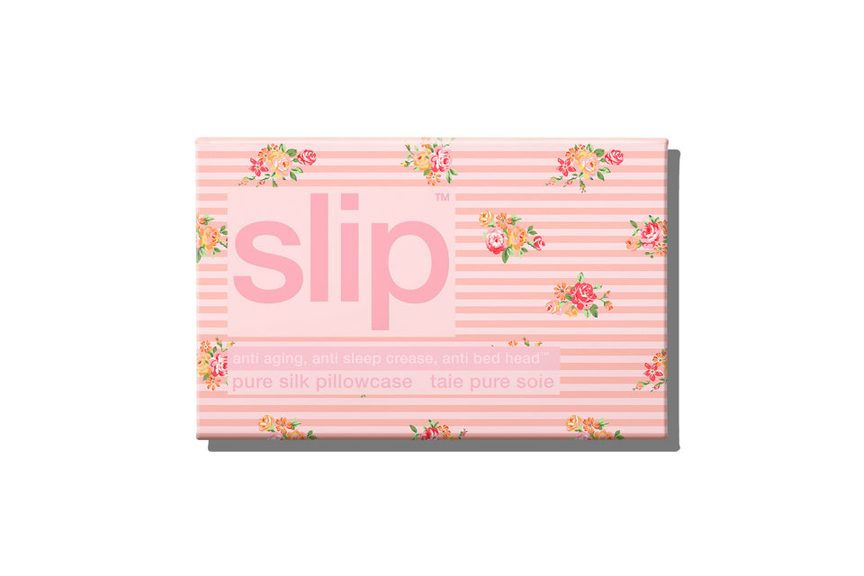 SLIP PURE SILK PILLOWCASE - PETAL - QUEEN - ZIPPERED – Slip