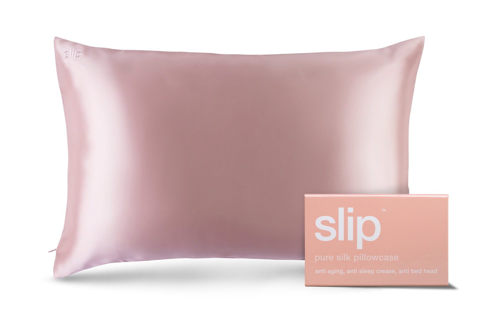 SLIP SILK PINK QUEEN PILLOWCASE – Slip