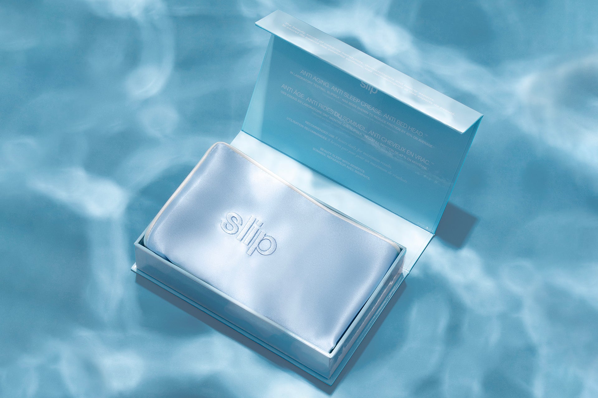 SLIP PURE SILK PILLOWCASE - SEABREEZE - QUEEN - ZIPPERED – Slip