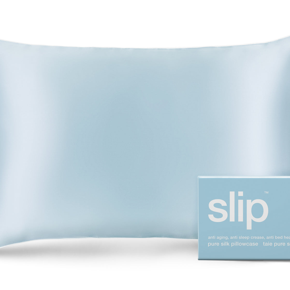 SLIP PURE SILK PILLOWCASE - SEABREEZE - QUEEN - ZIPPERED – Slip