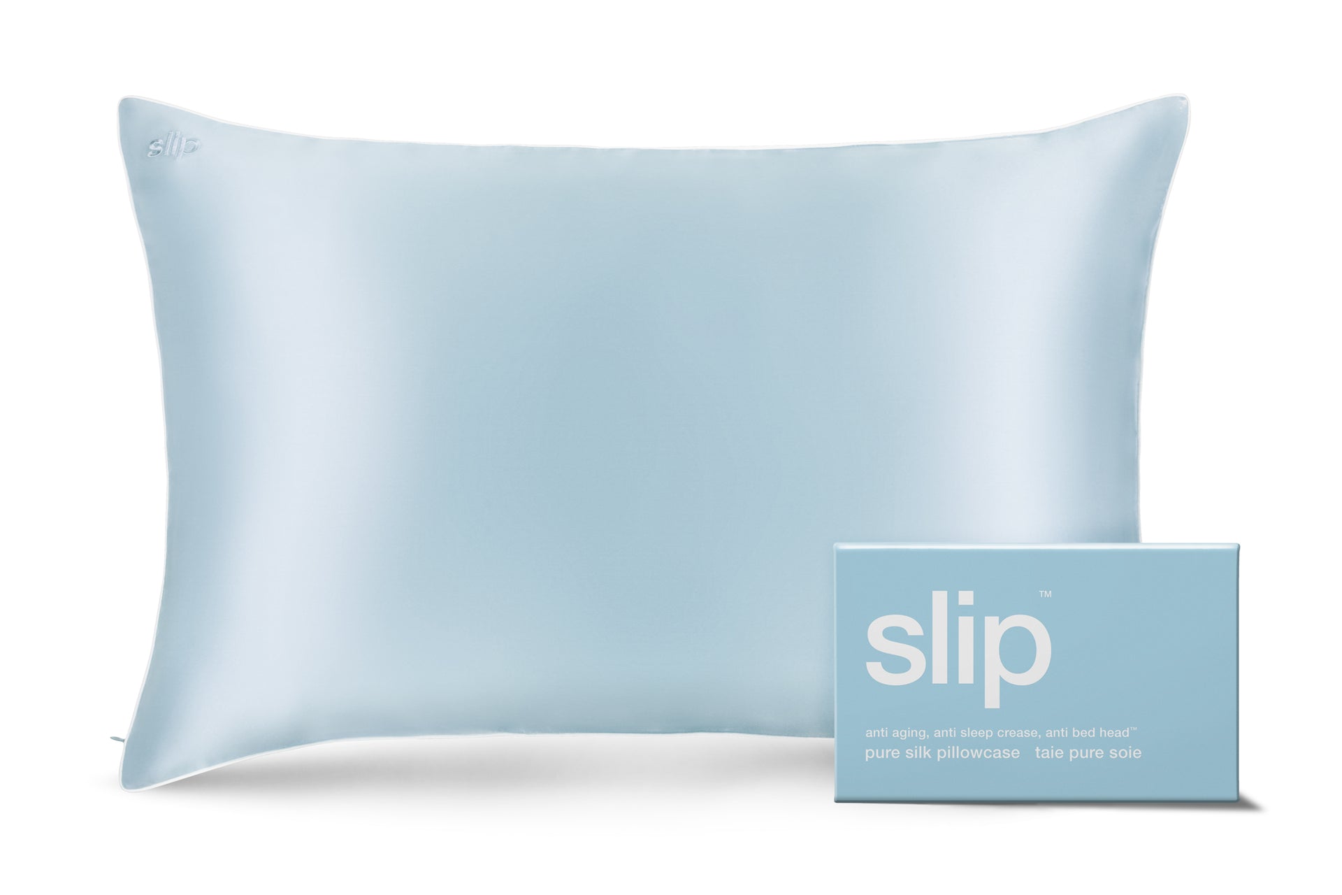 SLIP PURE SILK PILLOWCASE - SEABREEZE - QUEEN - ZIPPERED – Slip