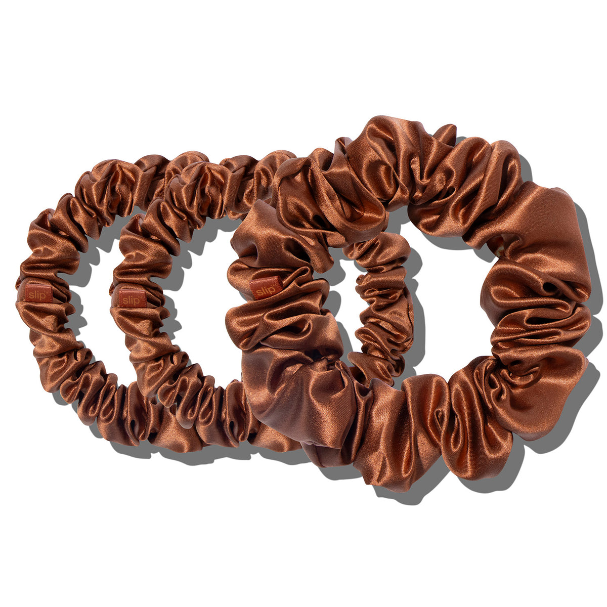 Back To Basics Auburn Midi/Large Scrunchie Set – Slip