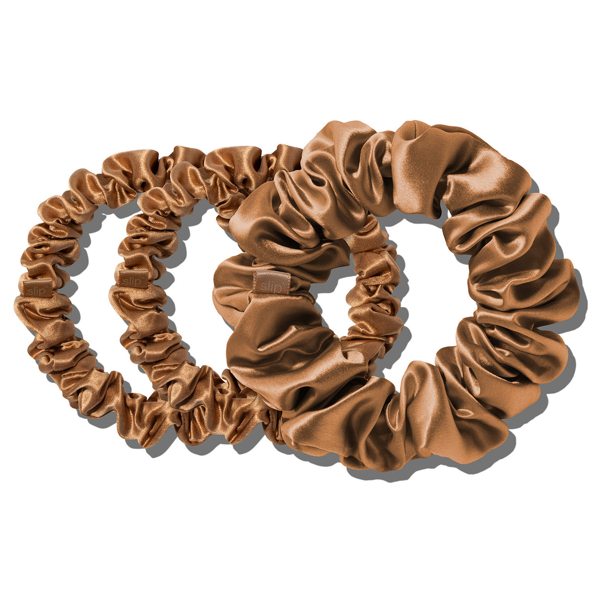 Back To Basics Copper Midi/Large Scrunchie Set – Slip